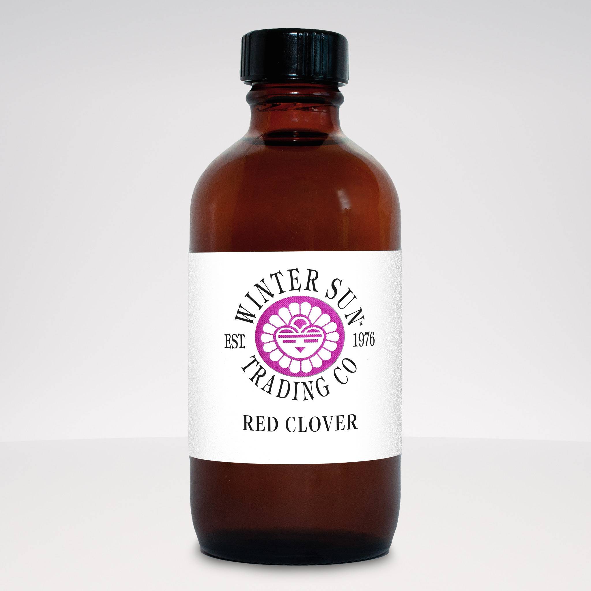Red Clover herbal tincture 1 oz. - Winter Sun Trading Co.